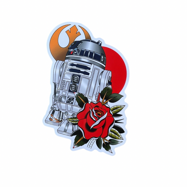 R2D2 Sticker – SelfCareClothing