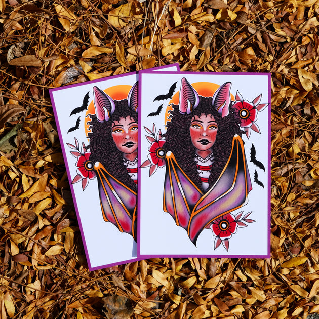 Bat Lady Print – SelfCareClothing